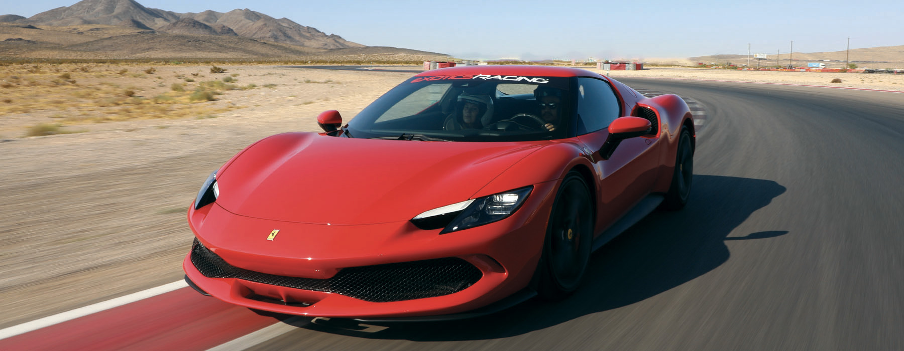 Drive a Ferrari 296 GTB On a Racetrack at Exotics Racing